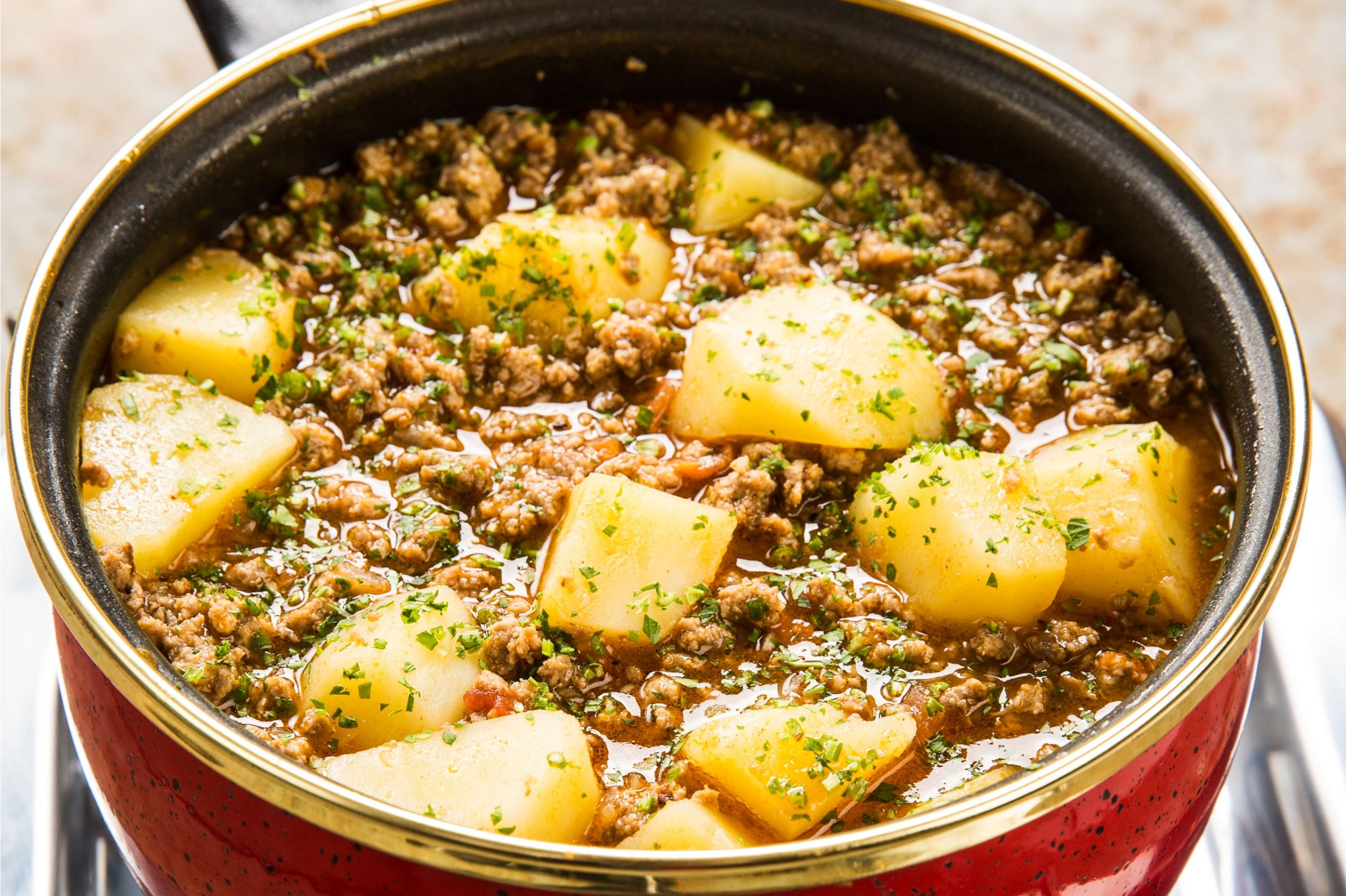 Carne Moída Com Batata Instituto Brasil A Gosto